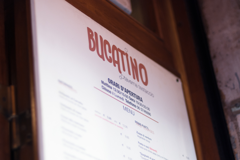 Da Bucatino – in Rome