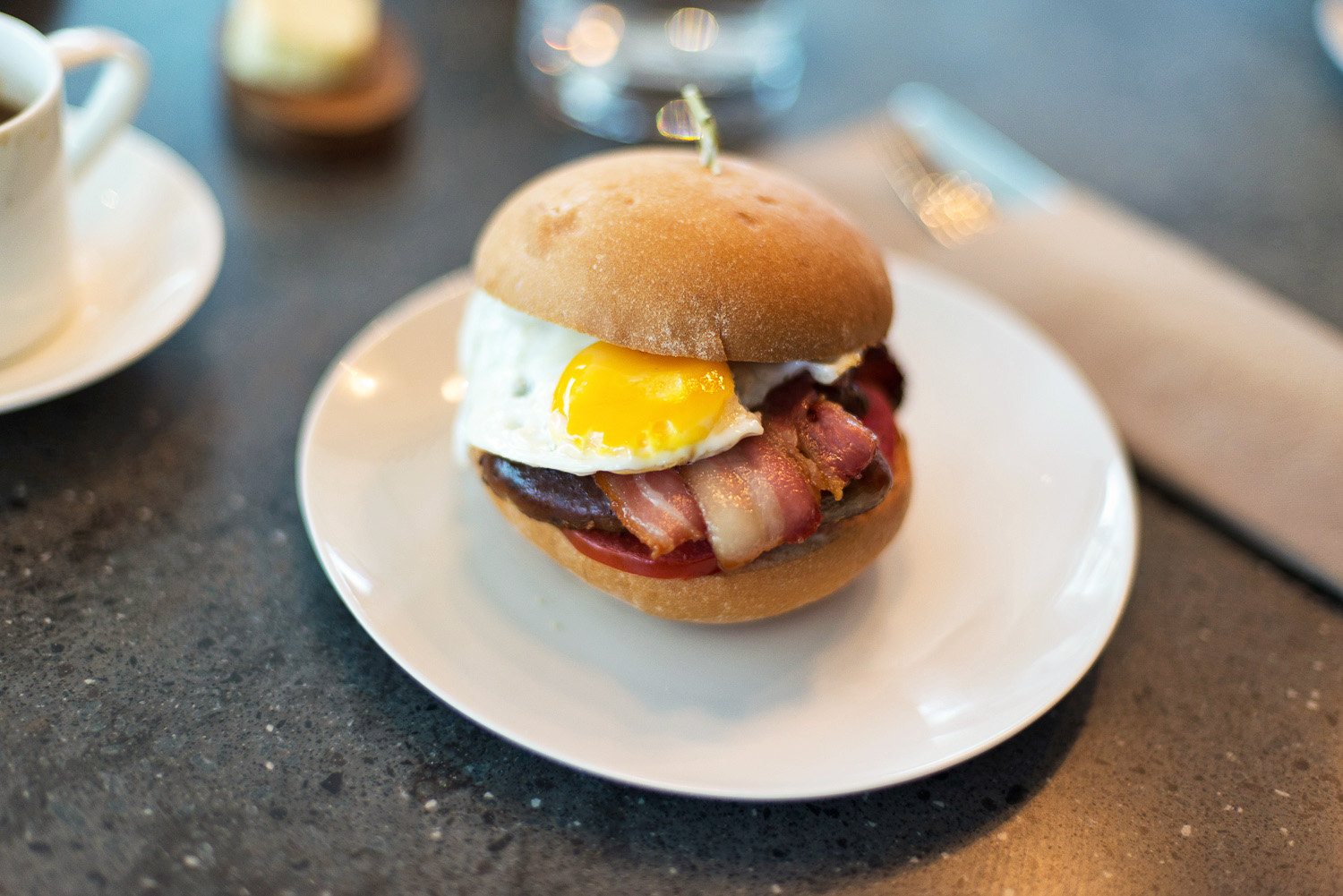 Breakfast at Darwin Brasserie, Sky Garden